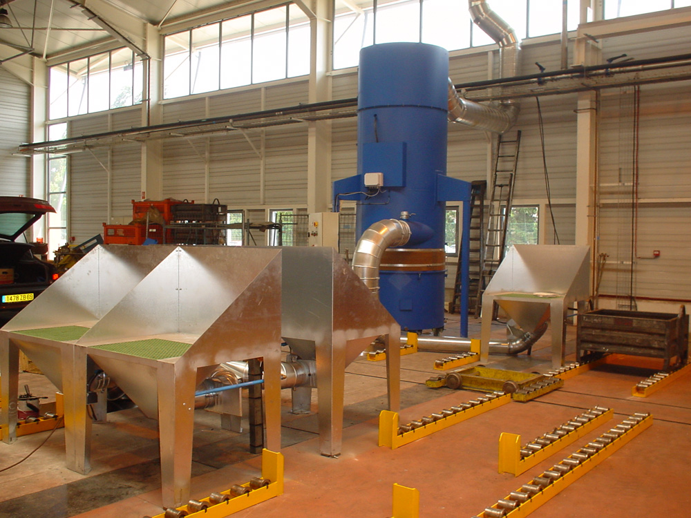 Dépoussiérage industriel, une spécialité de TAS (Traitement Air Service)